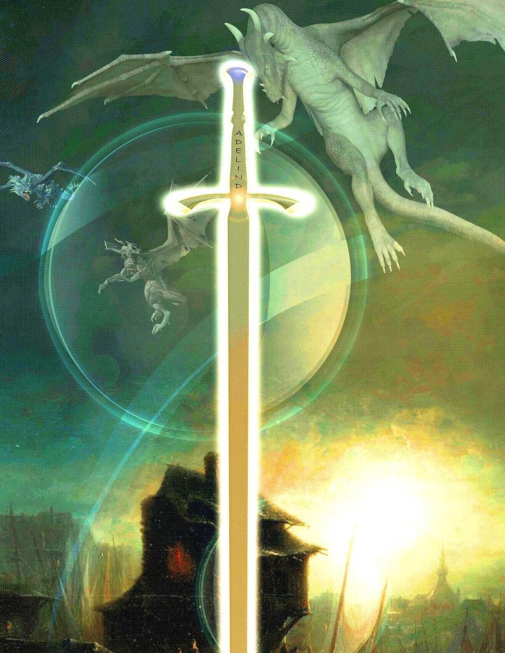 DRAČÍ KŘÍŽ A ENERGETICKÁ PYRAMIDA MAGICKÉHO PĚTIKOSTELÍ :: PRAHA MAGICKÁ